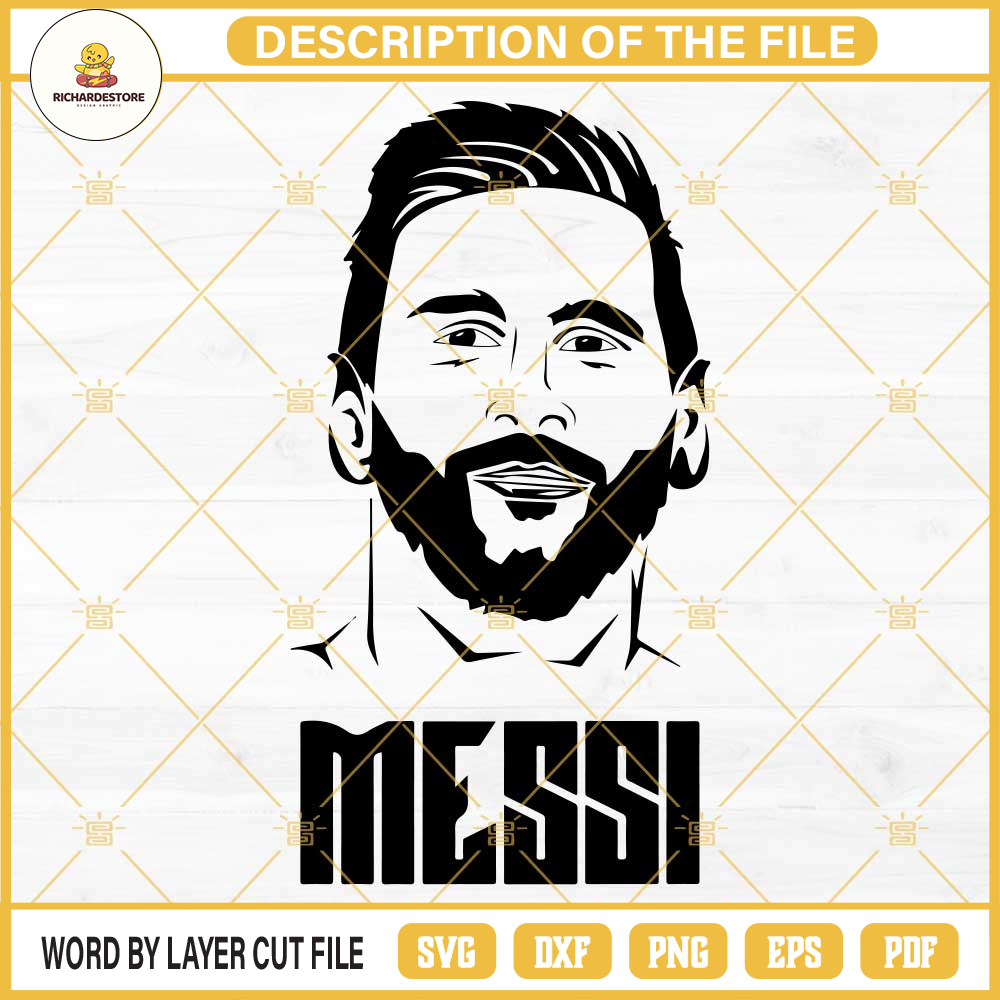 Messi SVG, Lionel Messi SVG, Argentina Football SVG, Soccer | Inspire ...