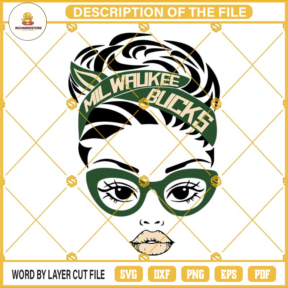 Milwaukee Bucks Mom SVG, Sports Girls SVG, Milwaukee Bucks S | Inspire ...