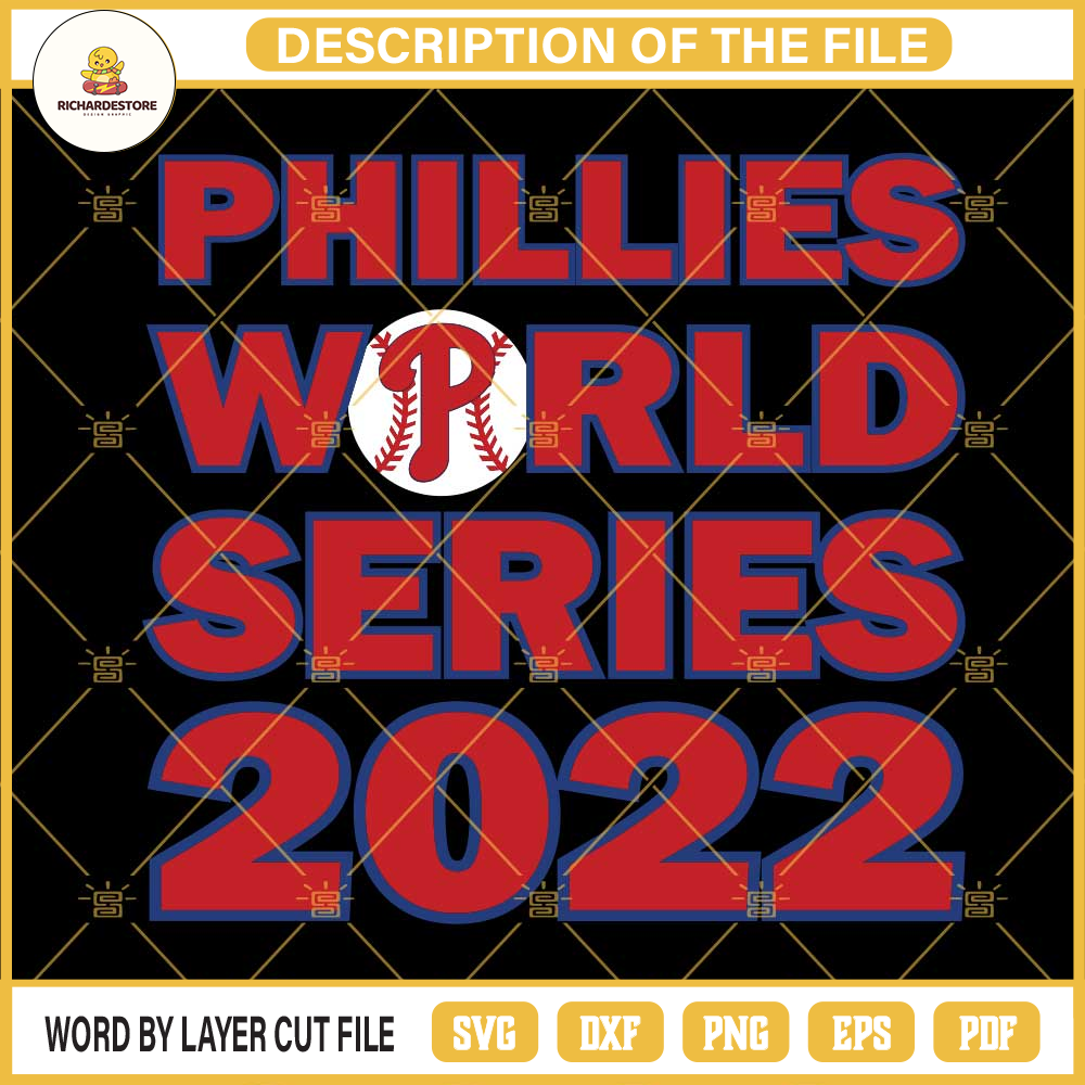 Phillies World Series 2022 SVG, Phillies SVG, Phillies Baseb | Inspire Uplift
