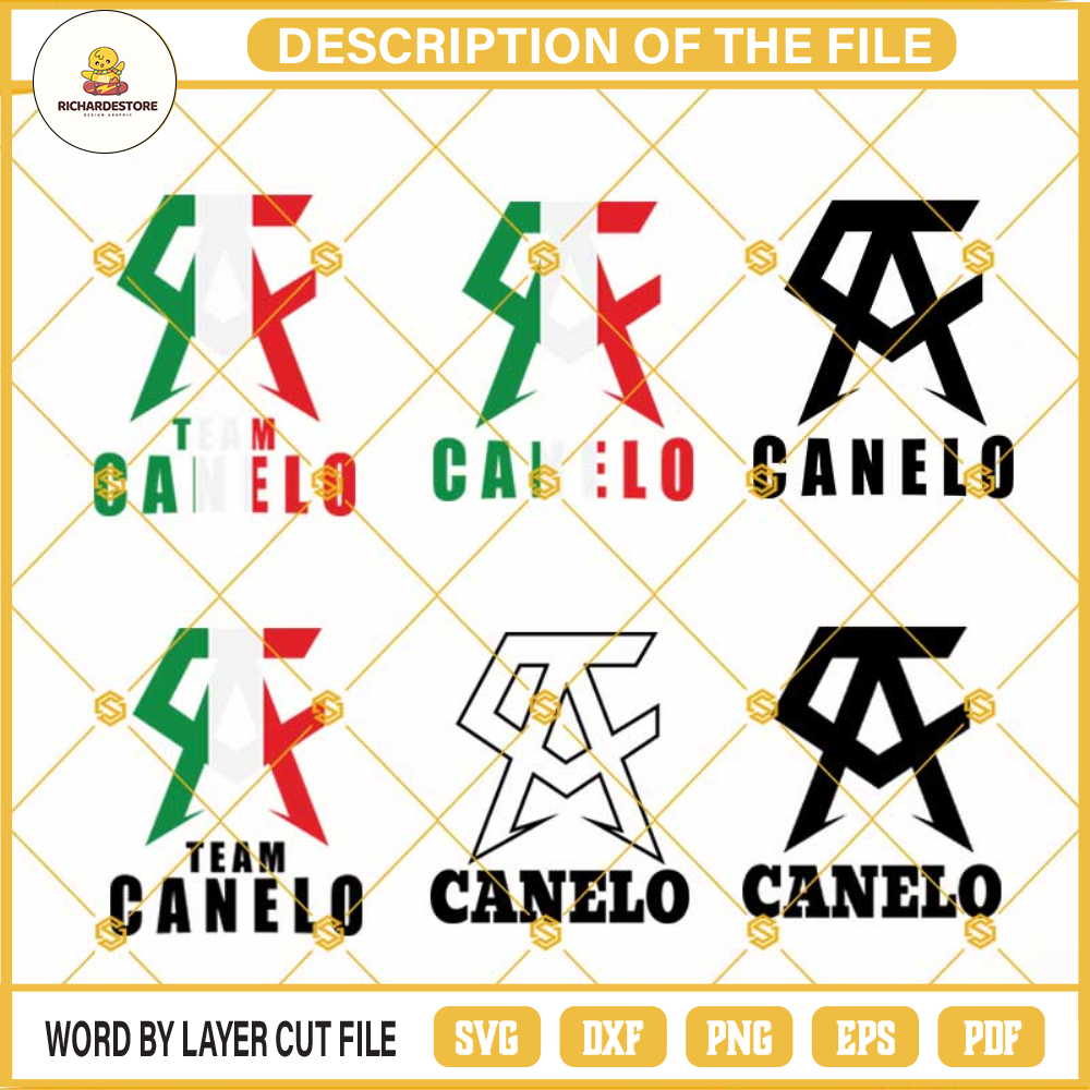 Team Canelo SVG BUNDLE, Team Canelo SVG, Canelo Alvarez | Inspire Uplift