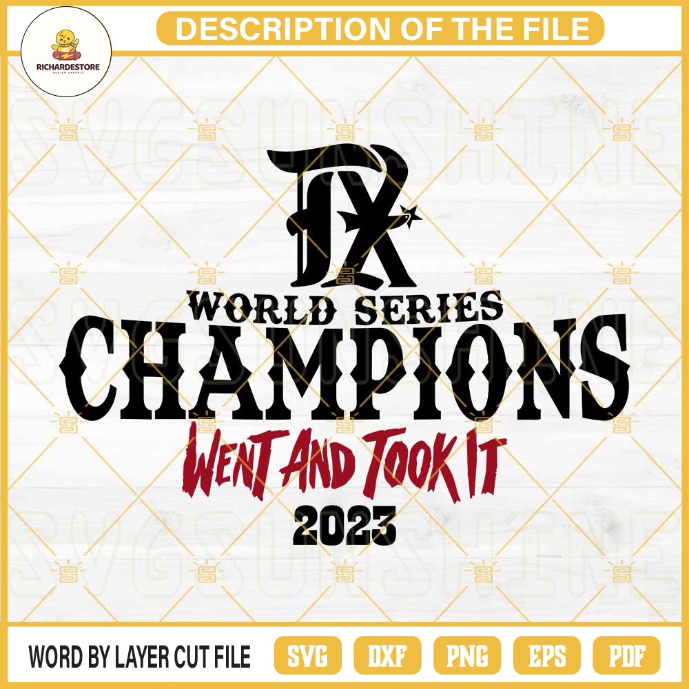 Texas ALCS 2023 SVG, Texas Rangers World Series Champions We | Inspire ...