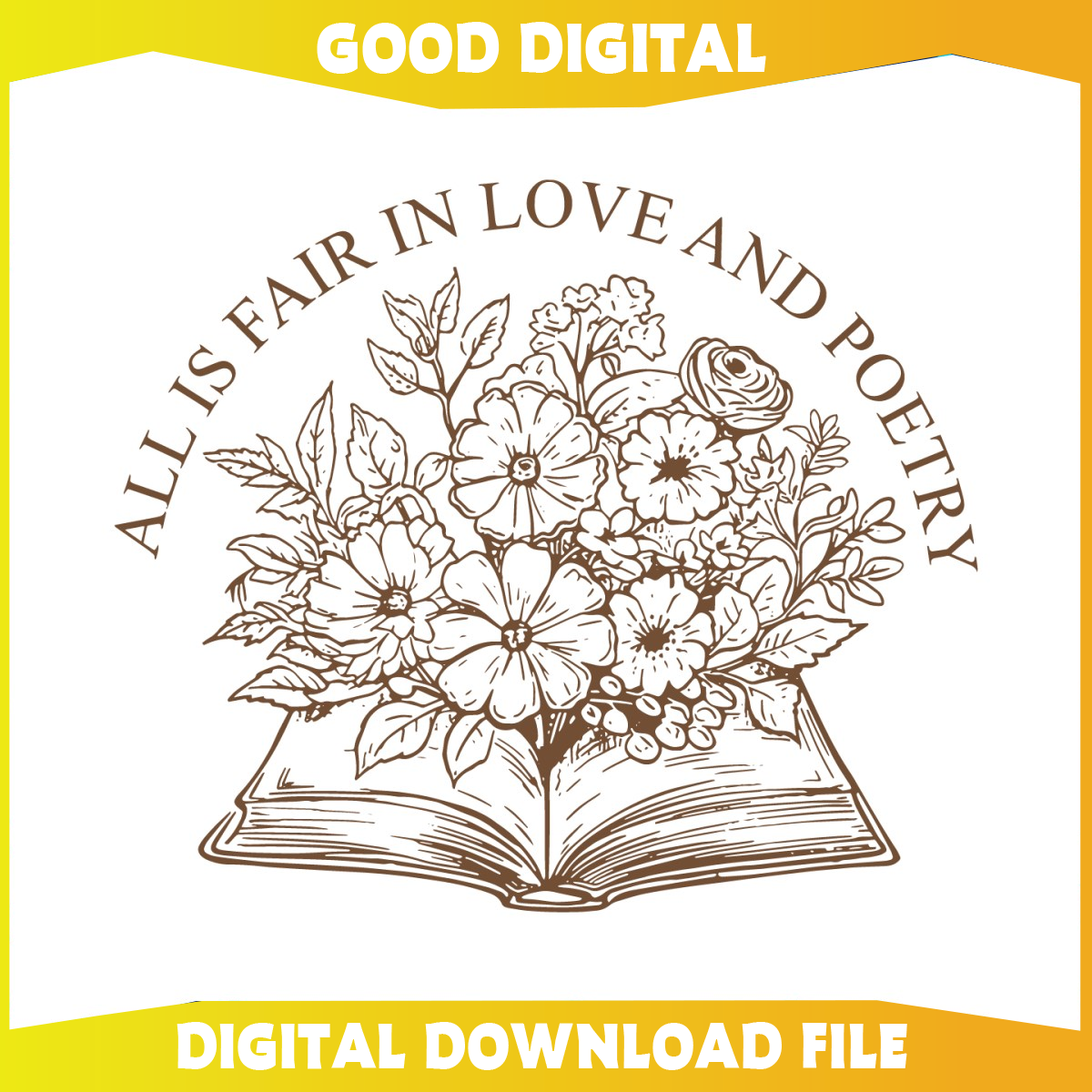 All Is Fair In Love And Poetry SVG32 | Inspire Uplift