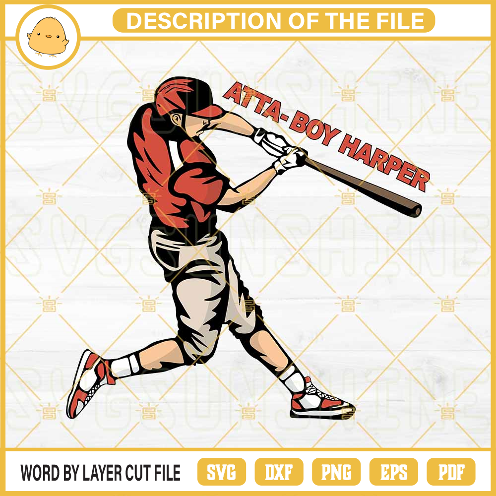 Atta Boy Harper SVG PNG DXF EPS Cricut45 | Inspire Uplift