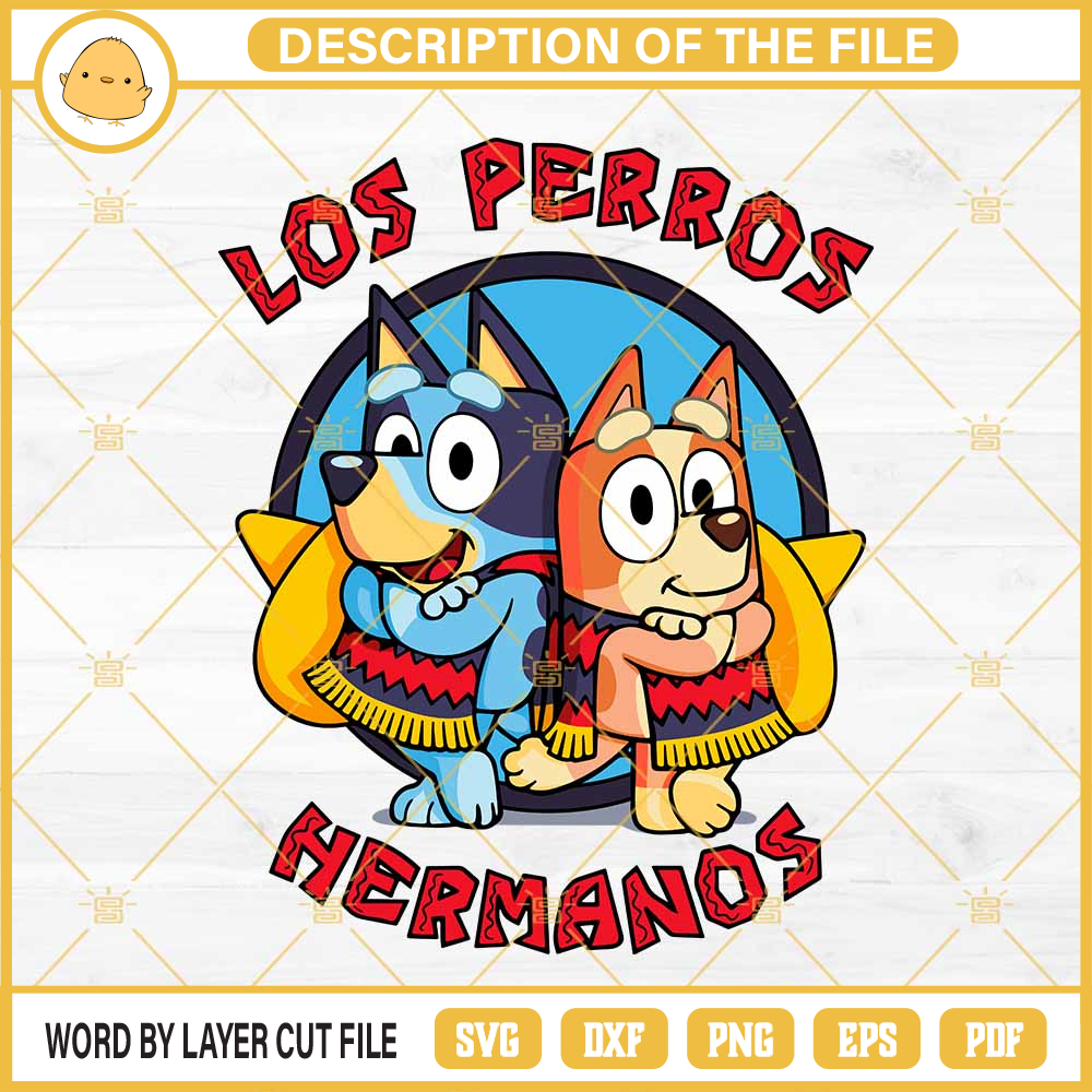 Bluey and Bingo Los Perros Hermanos SVG, Bluey and Bingo SVG | Inspire ...