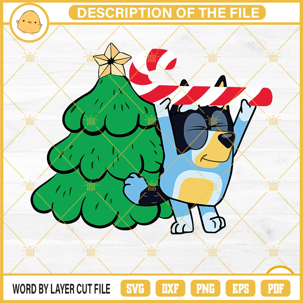 Bluey Christmas Tree PNG, Bluey Christmas PNG Designs File21 | Inspire ...