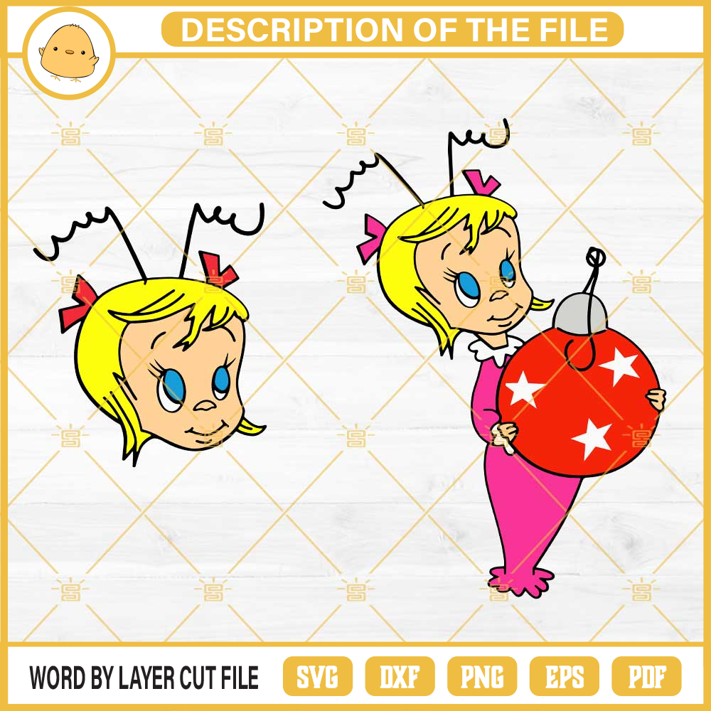 Cindy Lou Who SVG Bundle, Christmas Ball SVG, Merry Christma | Inspire ...