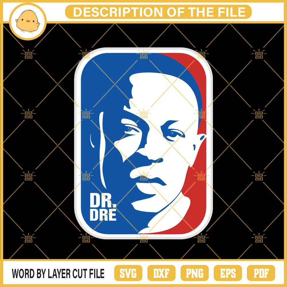 Dr Dre NBA Logo SVG, Dr Dre Rapper SVG PNG EPS DXF File413 | Inspire Uplift