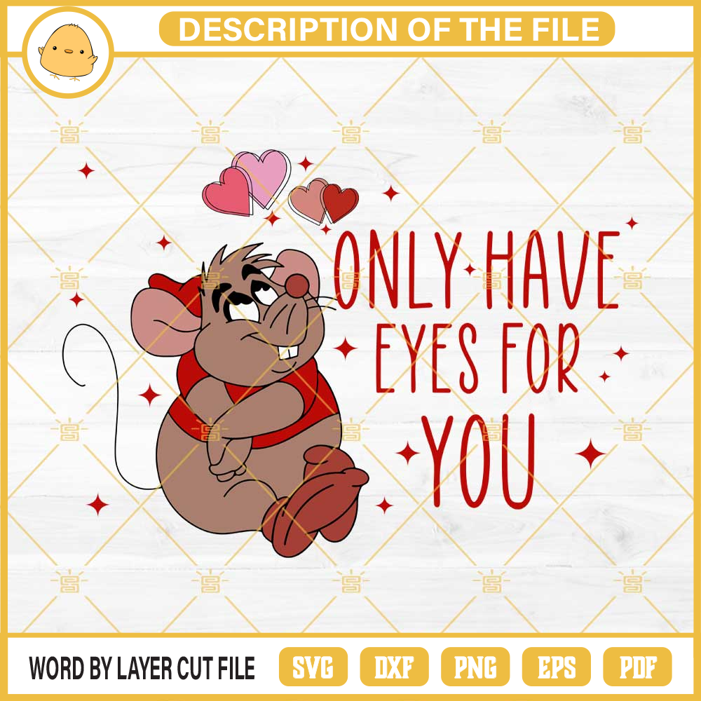 Gus Gus Only Have Eyes For You SVG, Gus Gus Valentine SVG PN | Inspire ...
