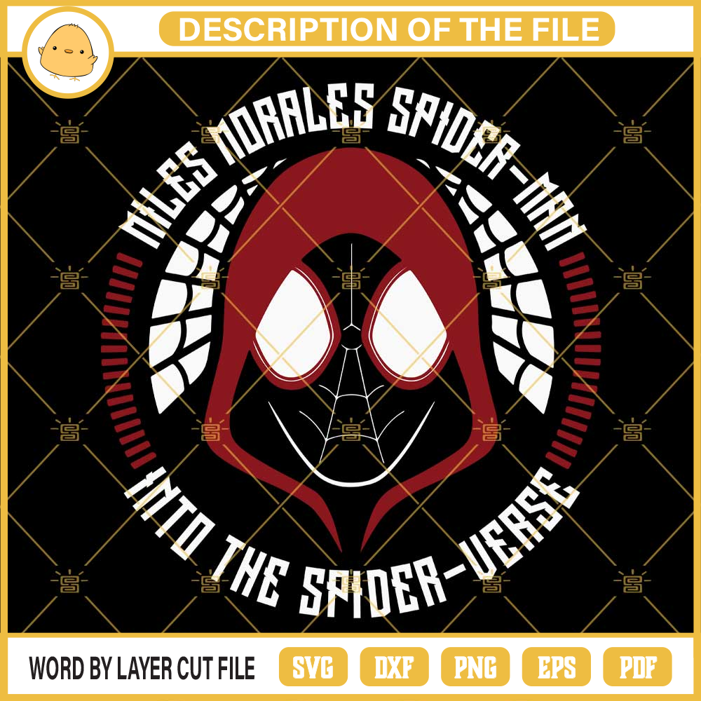Marvels Spider Man Miles Morales SVG, Spider Man SVG PNG EPS | Inspire ...