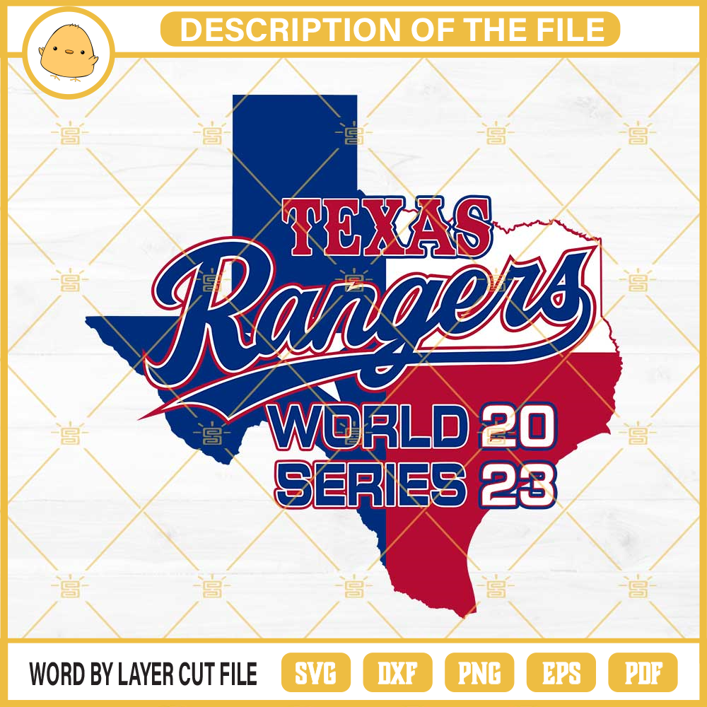Texas Rangers World Series 2023 Svg, Texas Rangers Champions | Inspire ...