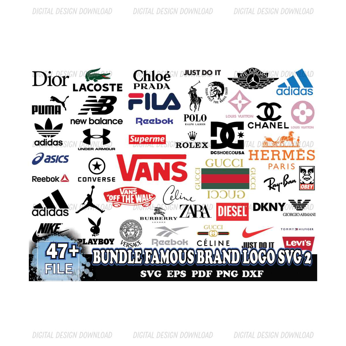 Bundle Famous Brand Logo Svg 2, File For Cricut | Inspire Uplift