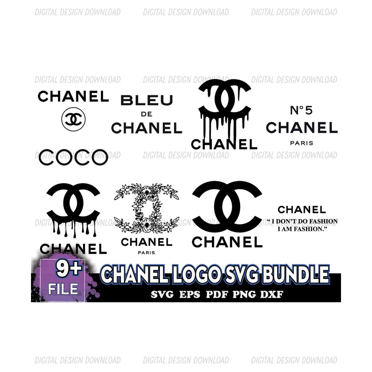 Chanel Logo Svg Bundle, Trending Svg, Chanel Svg, Chanel Log - Inspire ...
