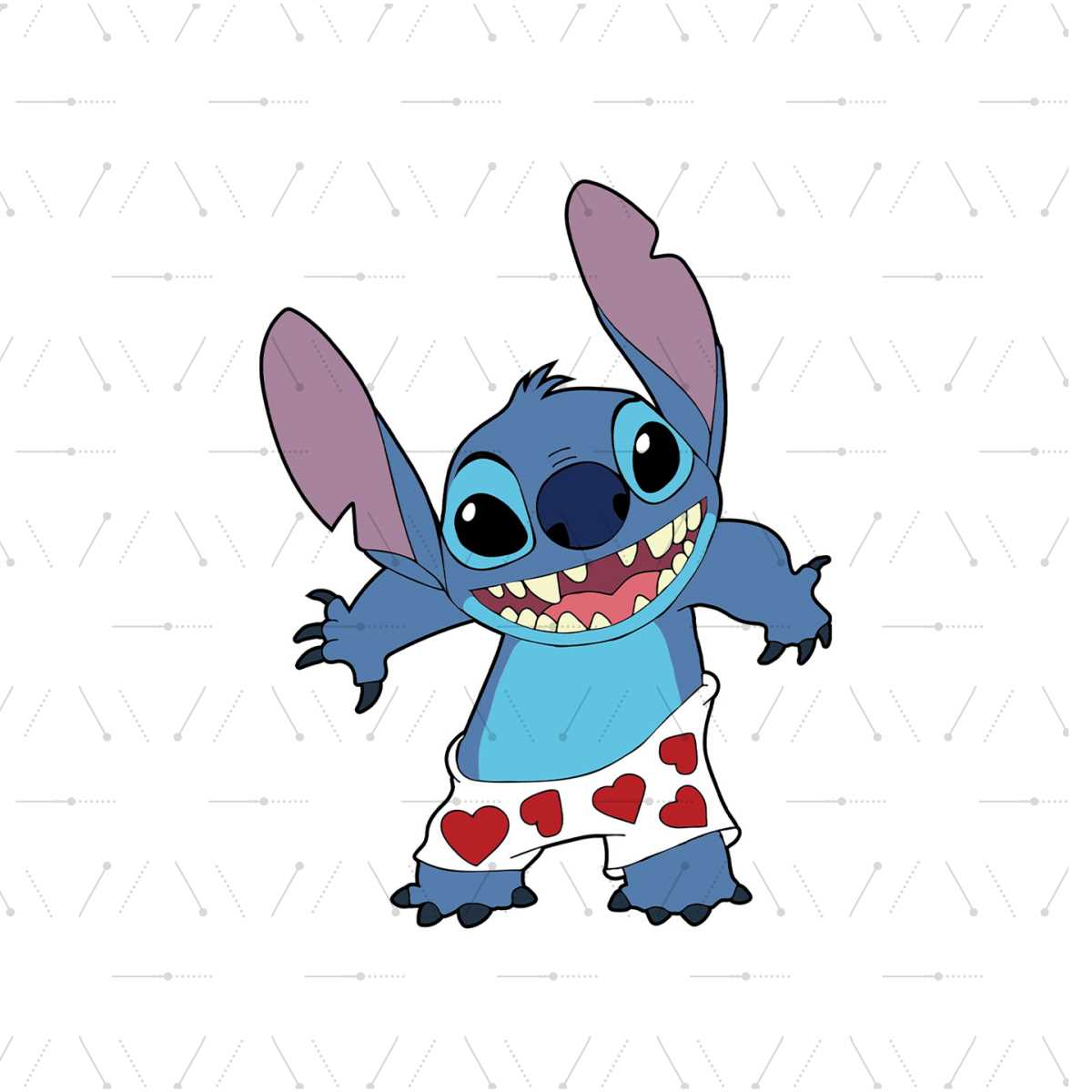 Heart Pant Stitch SVG, Disney Lilo Stitch SVG, Stitch Vector | Inspire ...