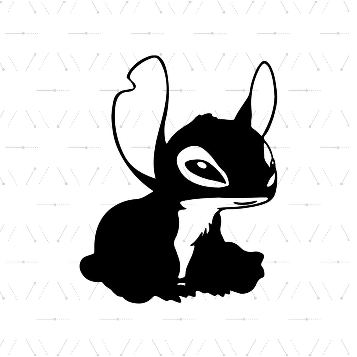 Stitch SVG, Disney Stitch Clipart, Cartoon Characters Lilo S | Inspire ...