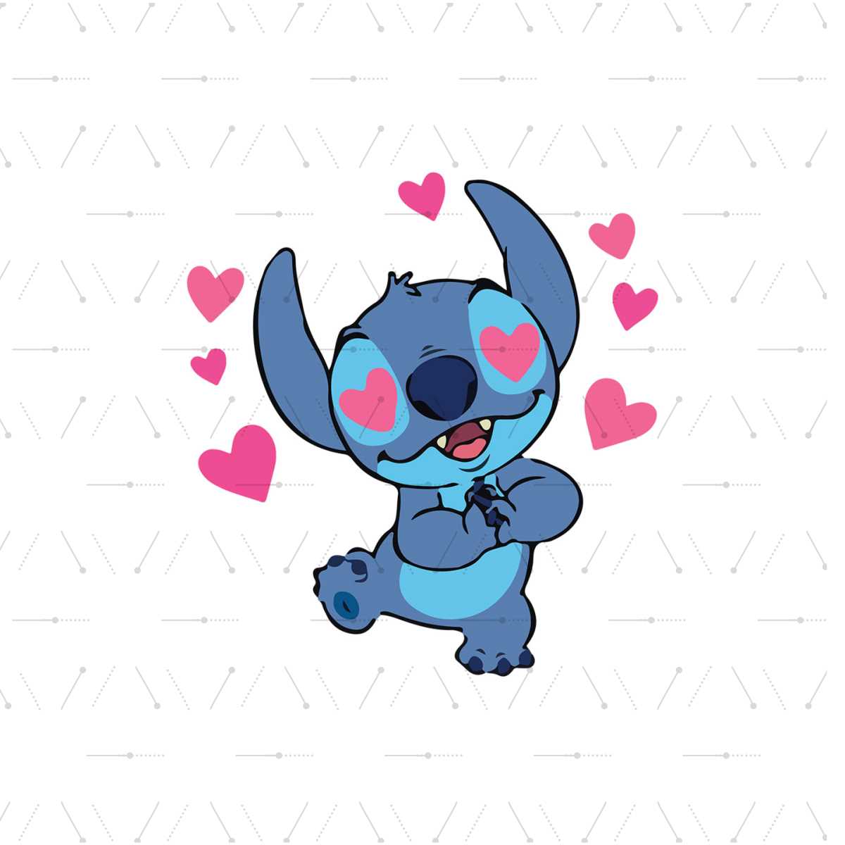 Stitch SVG, Heart Stitch Clipart, Cute Love Stitch SVG, Lilo | Inspire ...