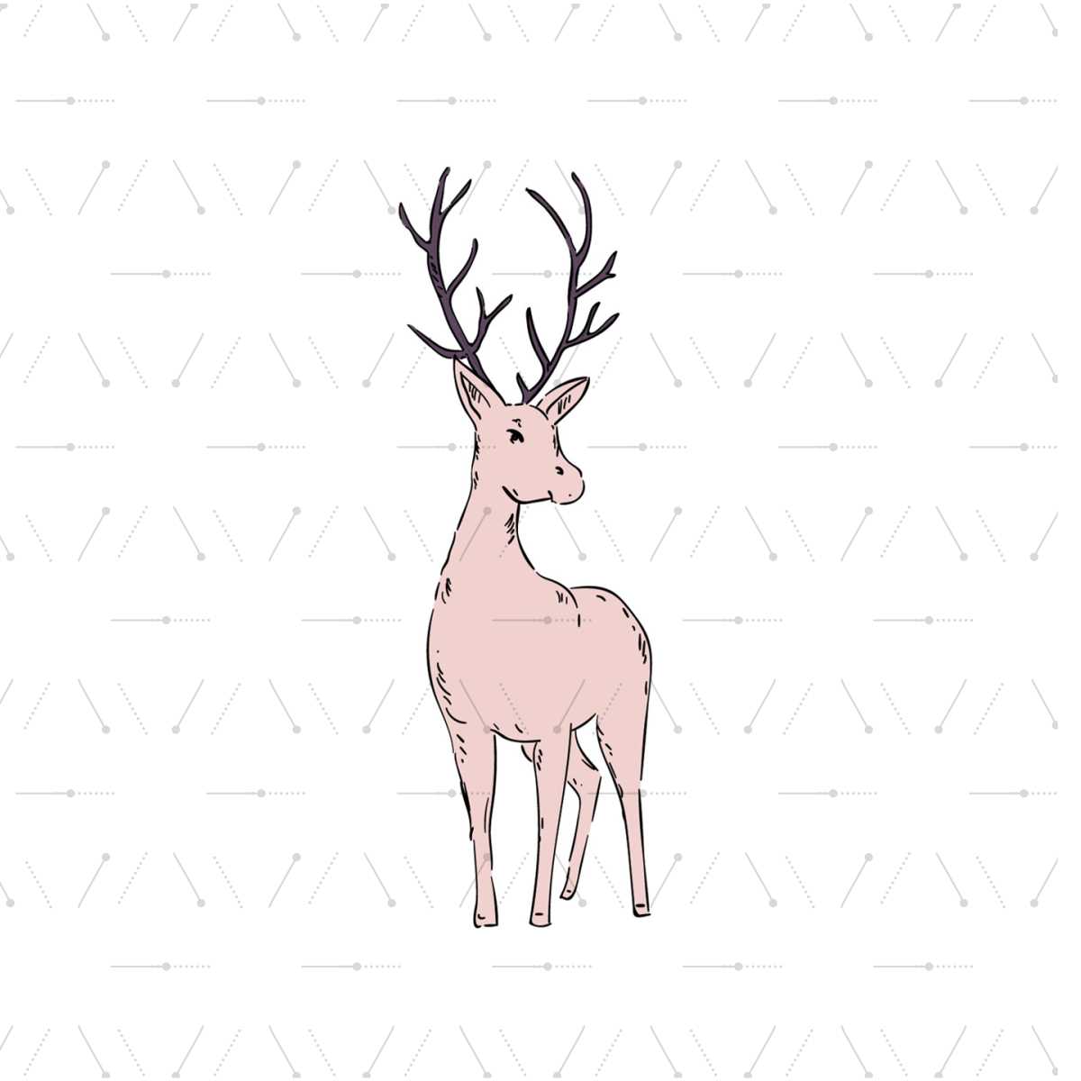 Disney Premium Deer Cinderella Cartoon Vector SVG | Inspire Uplift