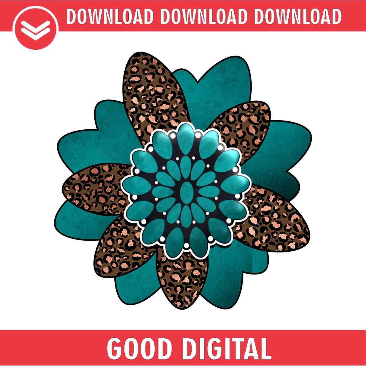 Turquoise Clipart Sublimation PNG | Inspire Uplift