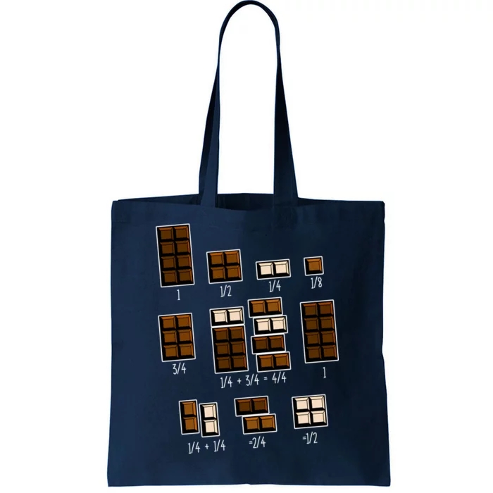 Chocolate Fractions Tote Bag | Inspire Uplift