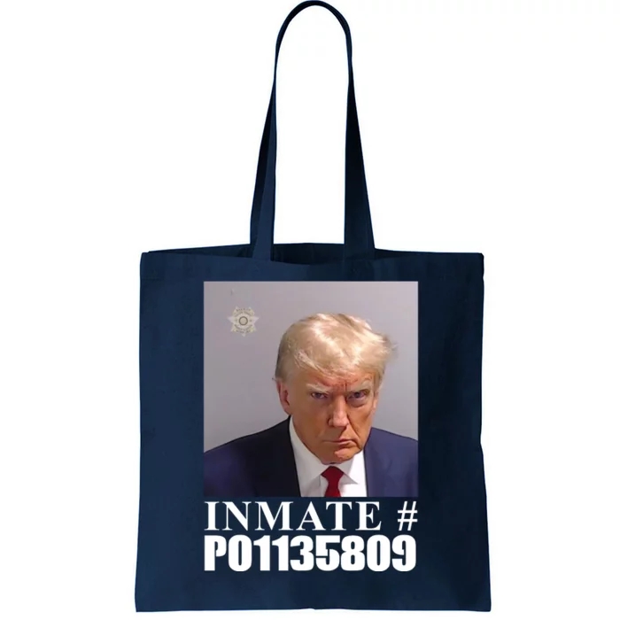 Inmate Number Donald Trump Mugshot Tote Bag | Inspire Uplift