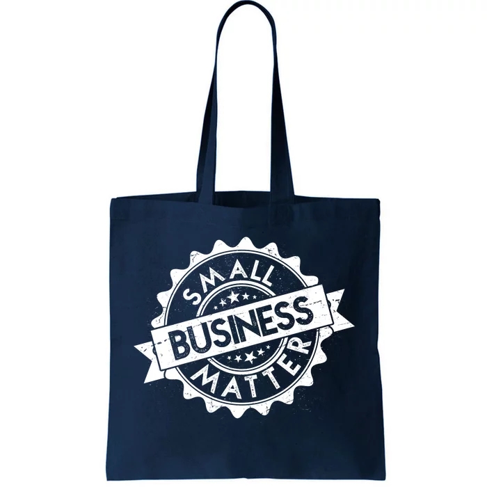Small Business Matter Stamp Emblem Tote Bag | Inspire Uplift