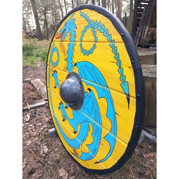 Medieval Viking Shield, Shield Viking Wall Art Gift For Him/ | Inspire ...