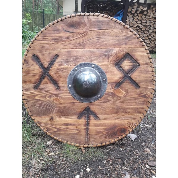 Medieval Viking Shield,Shield Viking Wall Art Gift For Him/ | Inspire ...