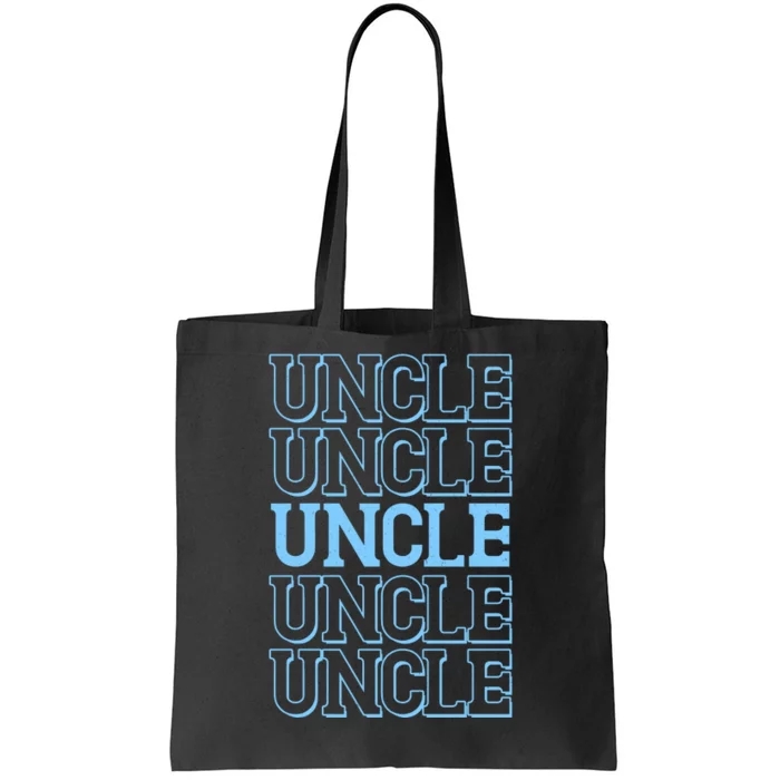 Retro Uncle Pattern Tote Bag | Inspire Uplift
