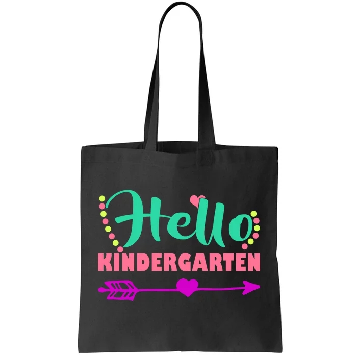 Hello Kindergarten Arrow Tote Bag - Inspire Uplift
