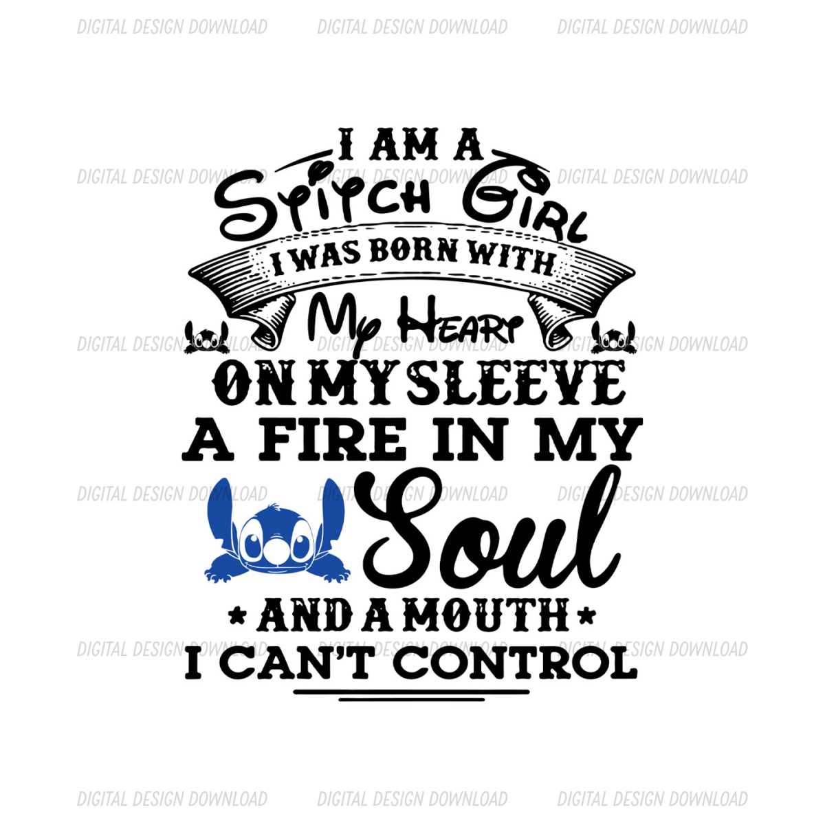 I Am A Stitch Girl SVG, Disney Stitch SVG, Lilo Stitch Vecto | Inspire ...