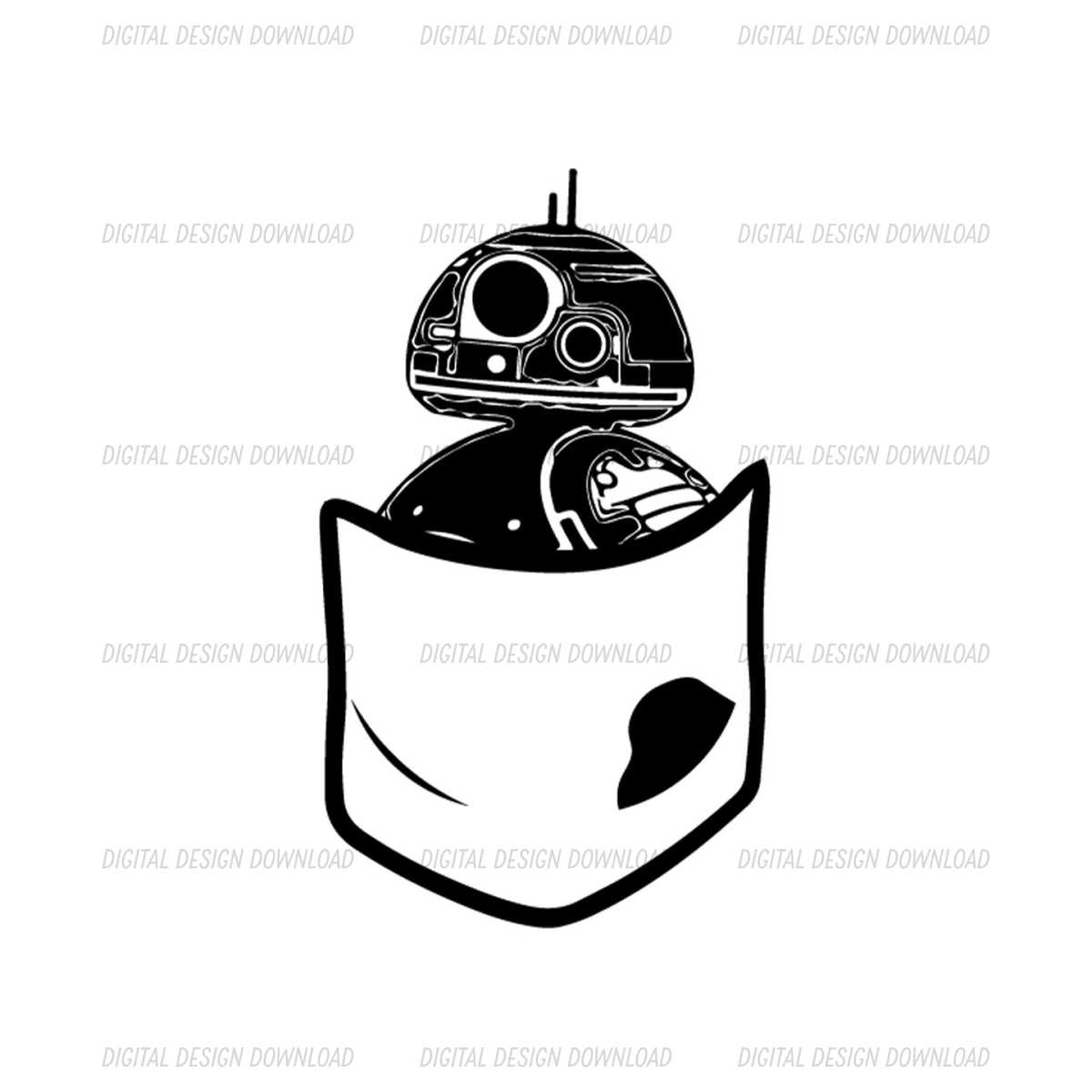 BB8 Star Wars SVG, BeebeeAte SVG, Star Wars Movie SVG, Star | Inspire ...