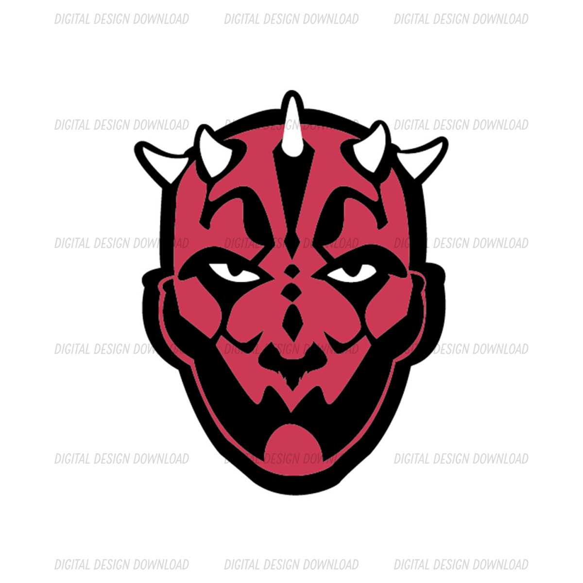 Maul Head SVG, Star Wars Darth Maul SVG, Star Wars Movie SVG | Inspire ...