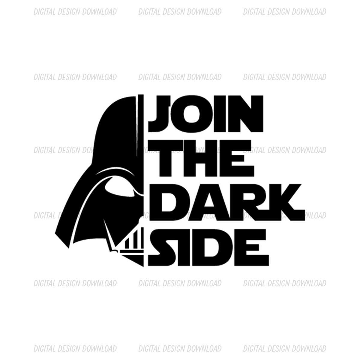 Join The Dark Side SVG, Star Wars Darth Vader Half Face SVG, | Inspire ...