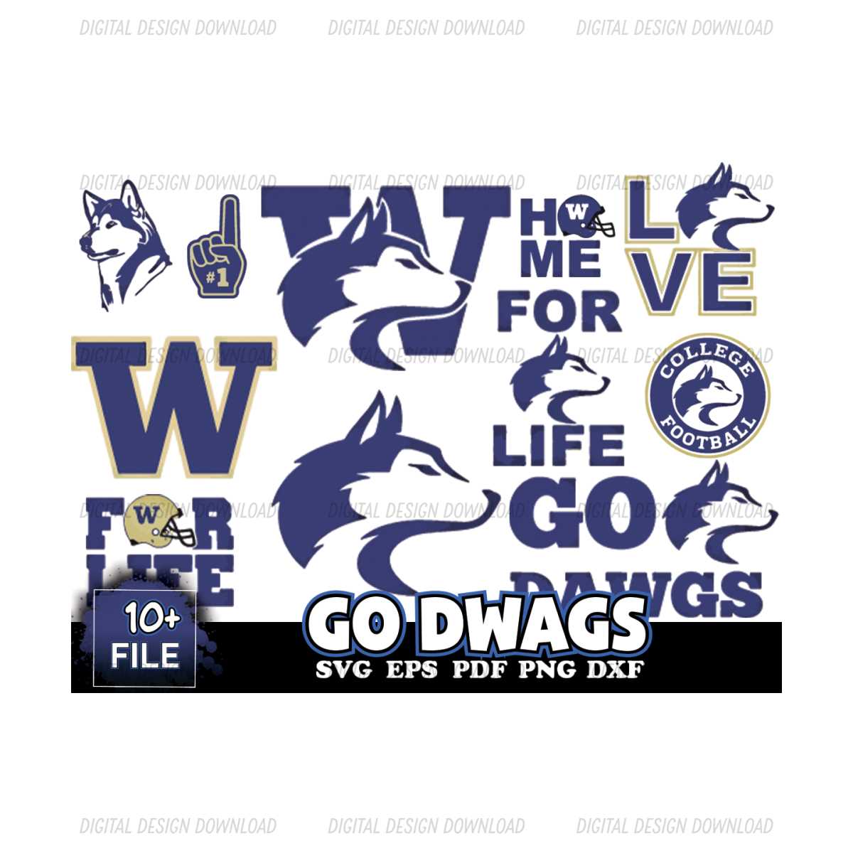 10 FILE GO DWAGS Svg Bundle | Inspire Uplift