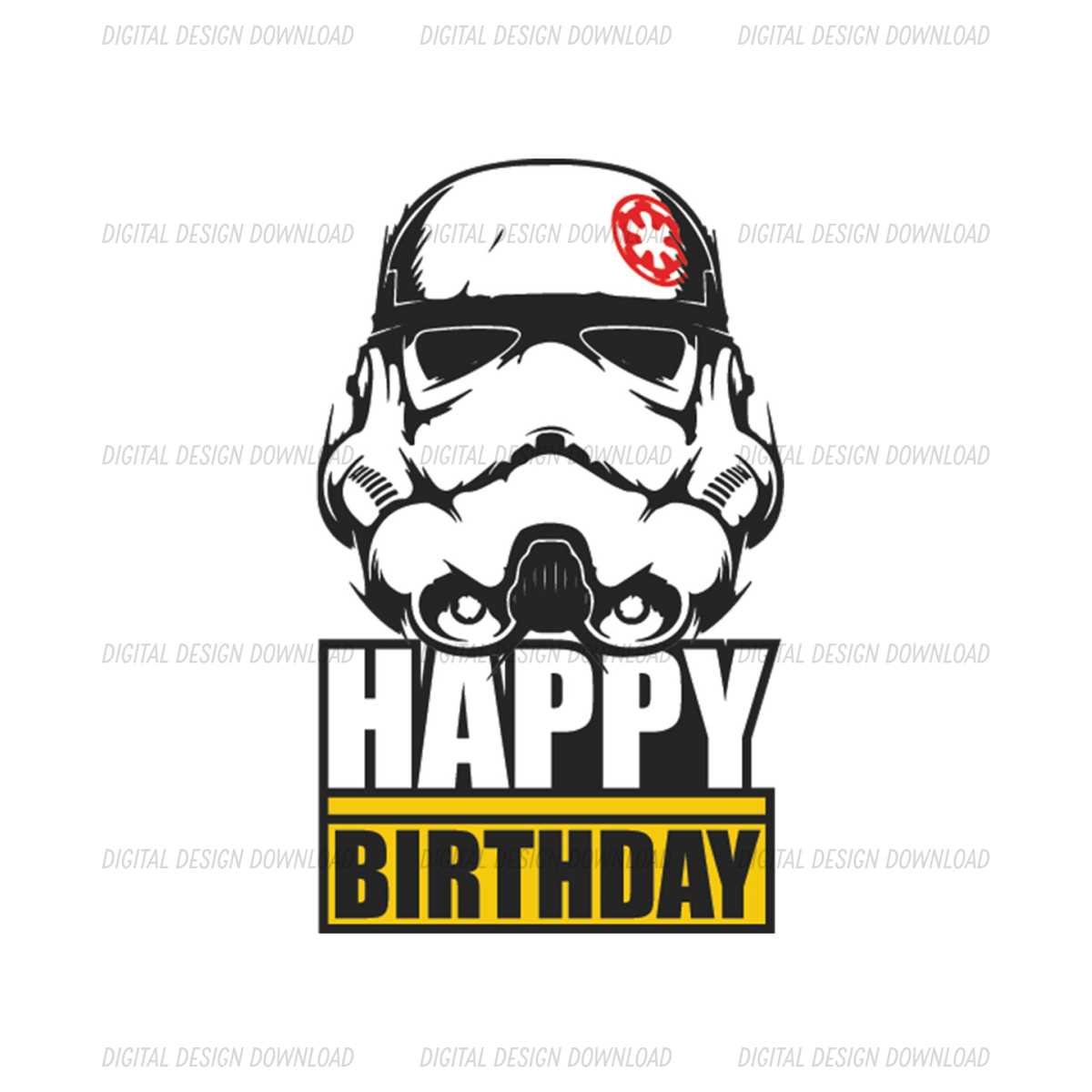 Star Wars Happy Birth Day SVG, Stormtrooper Birthday SVG, St | Inspire ...