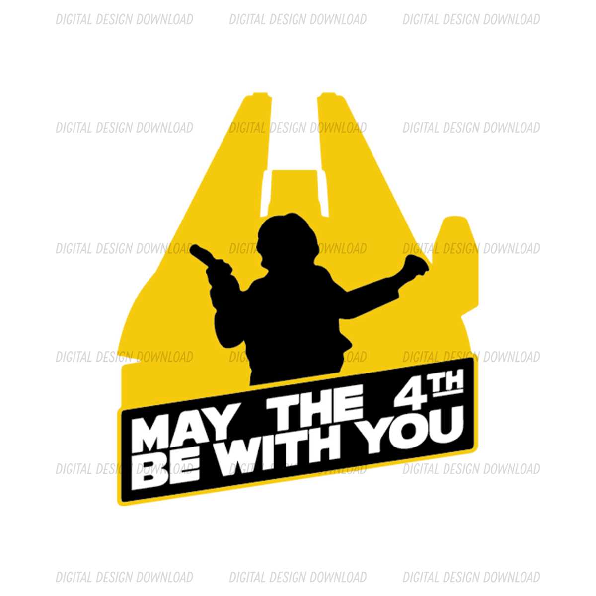 May The 4th Be With You SVG, Happy Star Wars Day SVG, Star W | Inspire ...