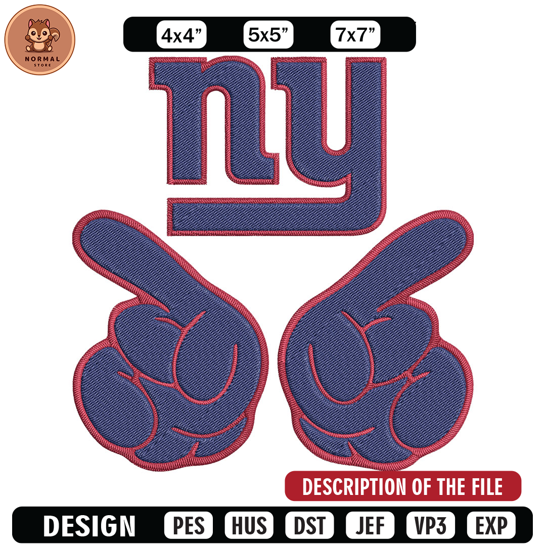 New York Giants embroidery design, New York Giants embroider | Inspire ...