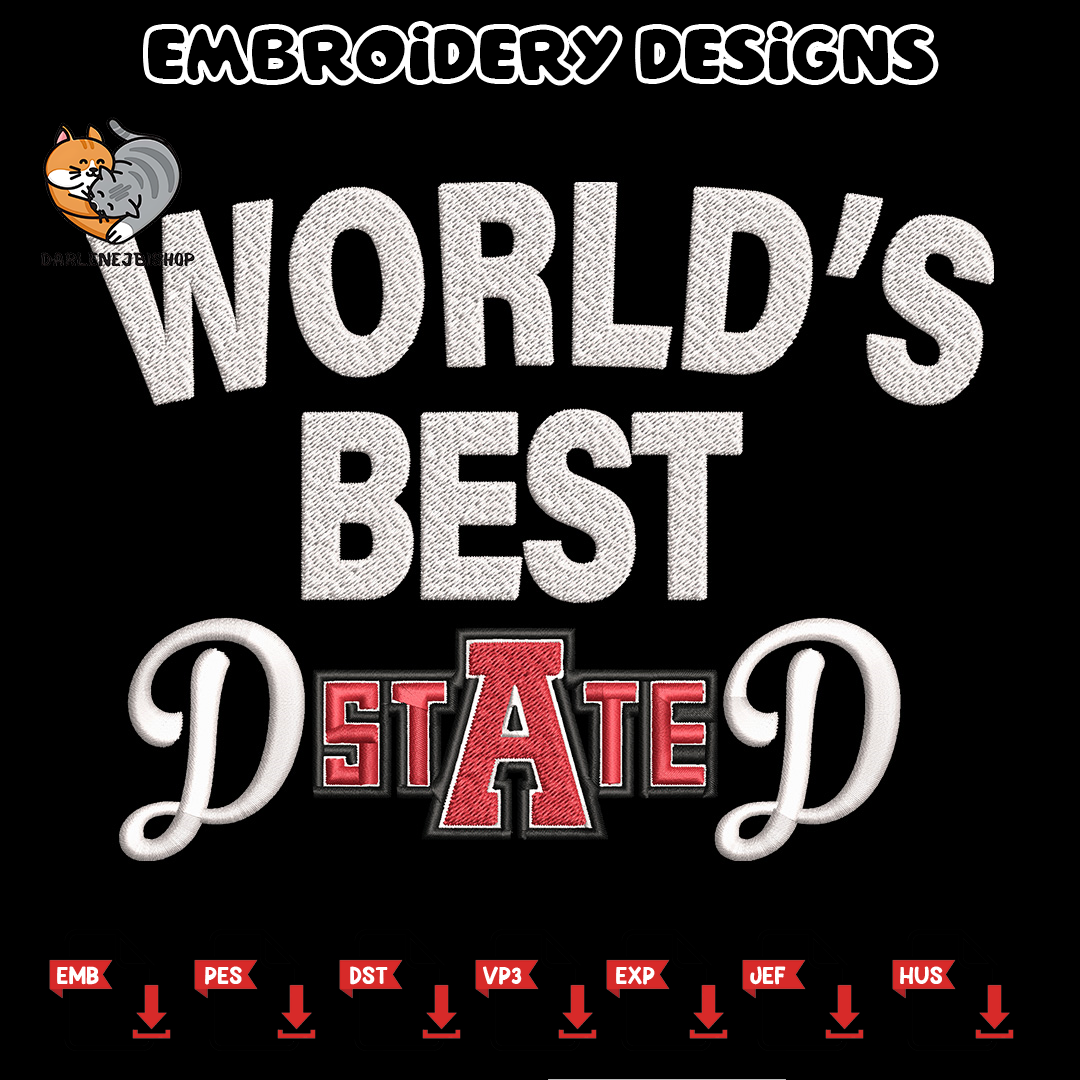 Arkansas State Poster embroidery design, Sport embroidery, l | Inspire ...
