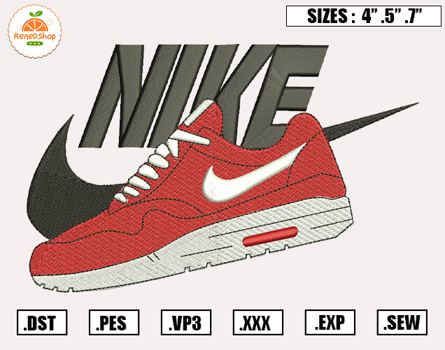 Nike Air Max Embroidery Designs Embroidery Designs, Nike Log | Inspire ...