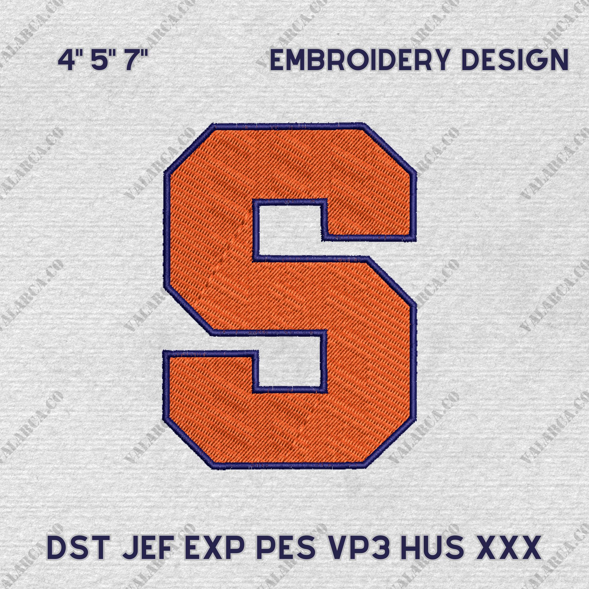 NCAA Syracuse Orange, NCAA Team Embroidery Design, NCAA Coll | Inspire ...