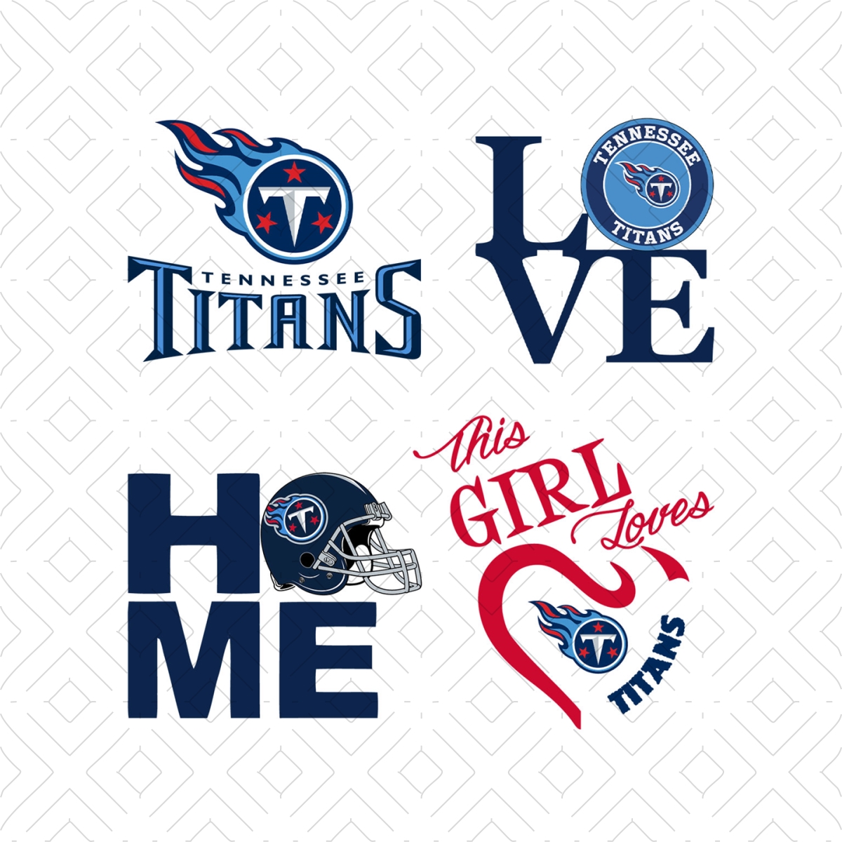 Tennessee Titans Team Logo SVG Bundle, Football Teams Logo S | Inspire ...