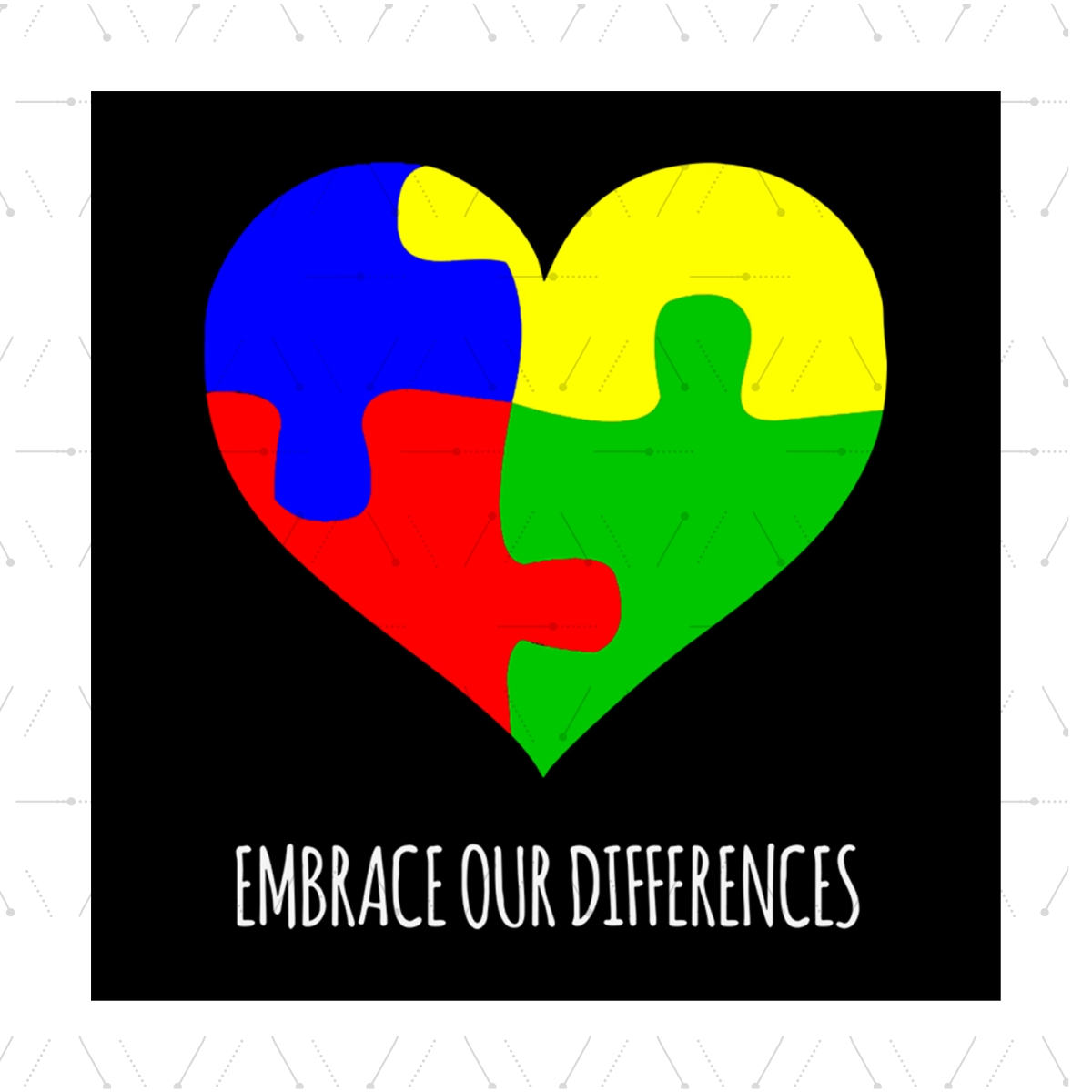 Embrace Our Differences Svg, Autism Svg, Awareness Day Svg, | Inspire ...