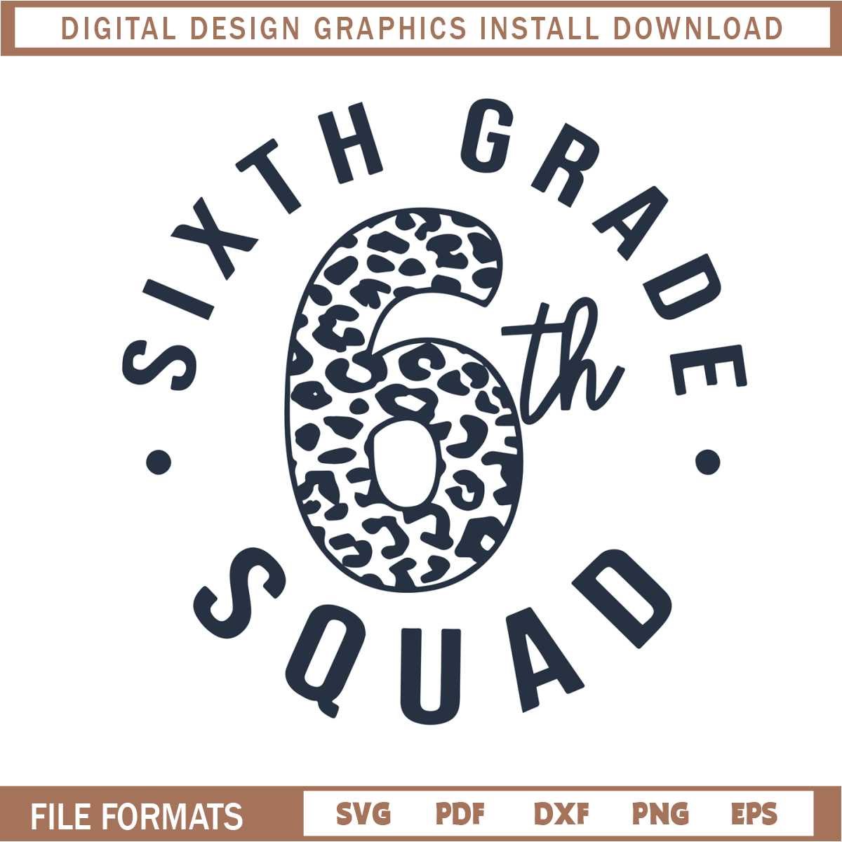 6th Grade Squad Svg, First day of School Svg, 6th Grade Teac | Inspire ...
