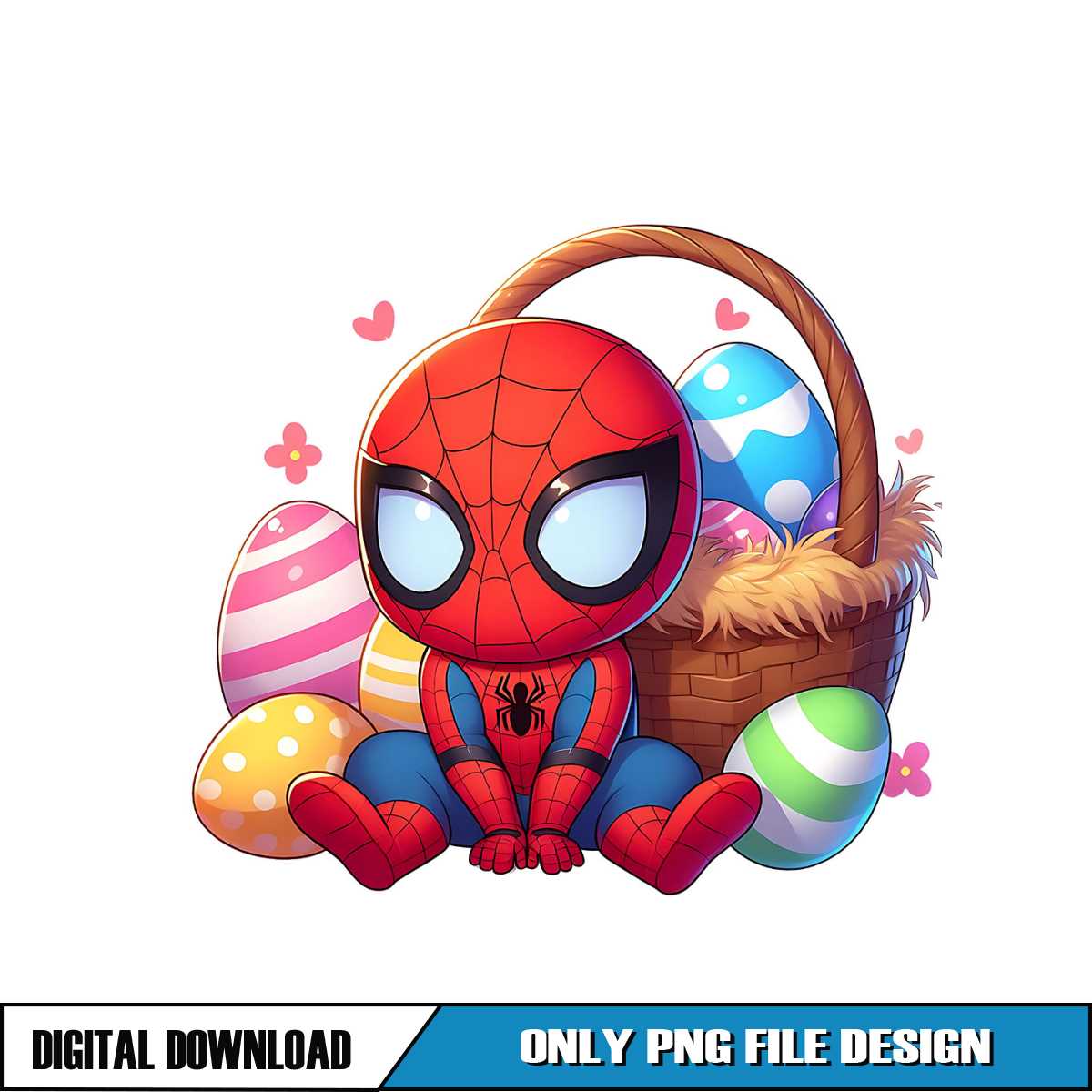 Easter Spiderman Digital Download File | Inspire Uplift