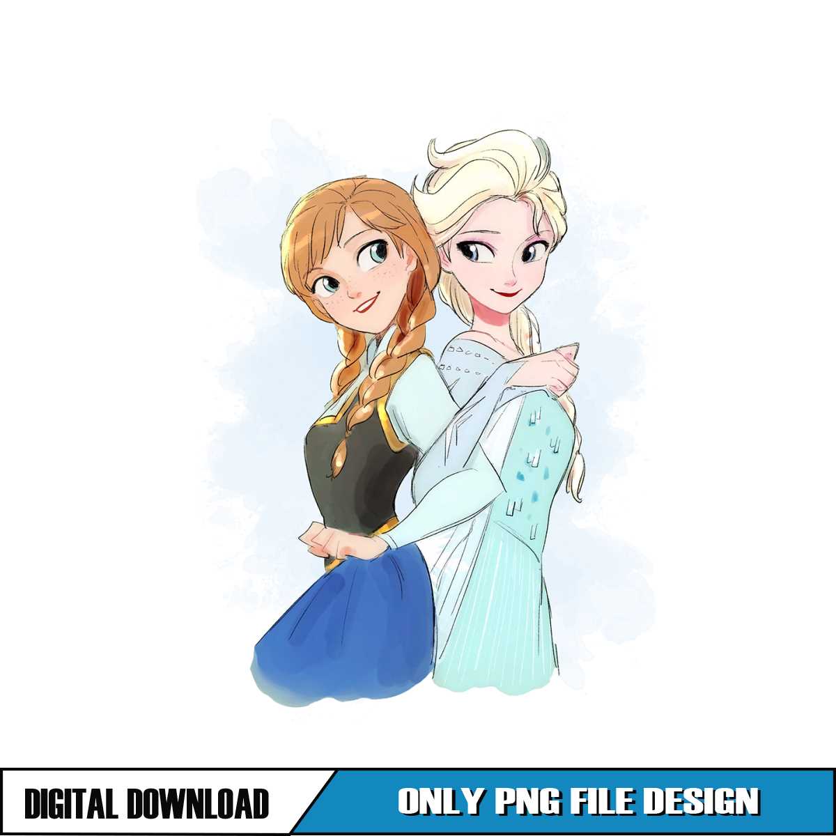Disney Frozen Princess Anna and Elsa PNG | Inspire Uplift