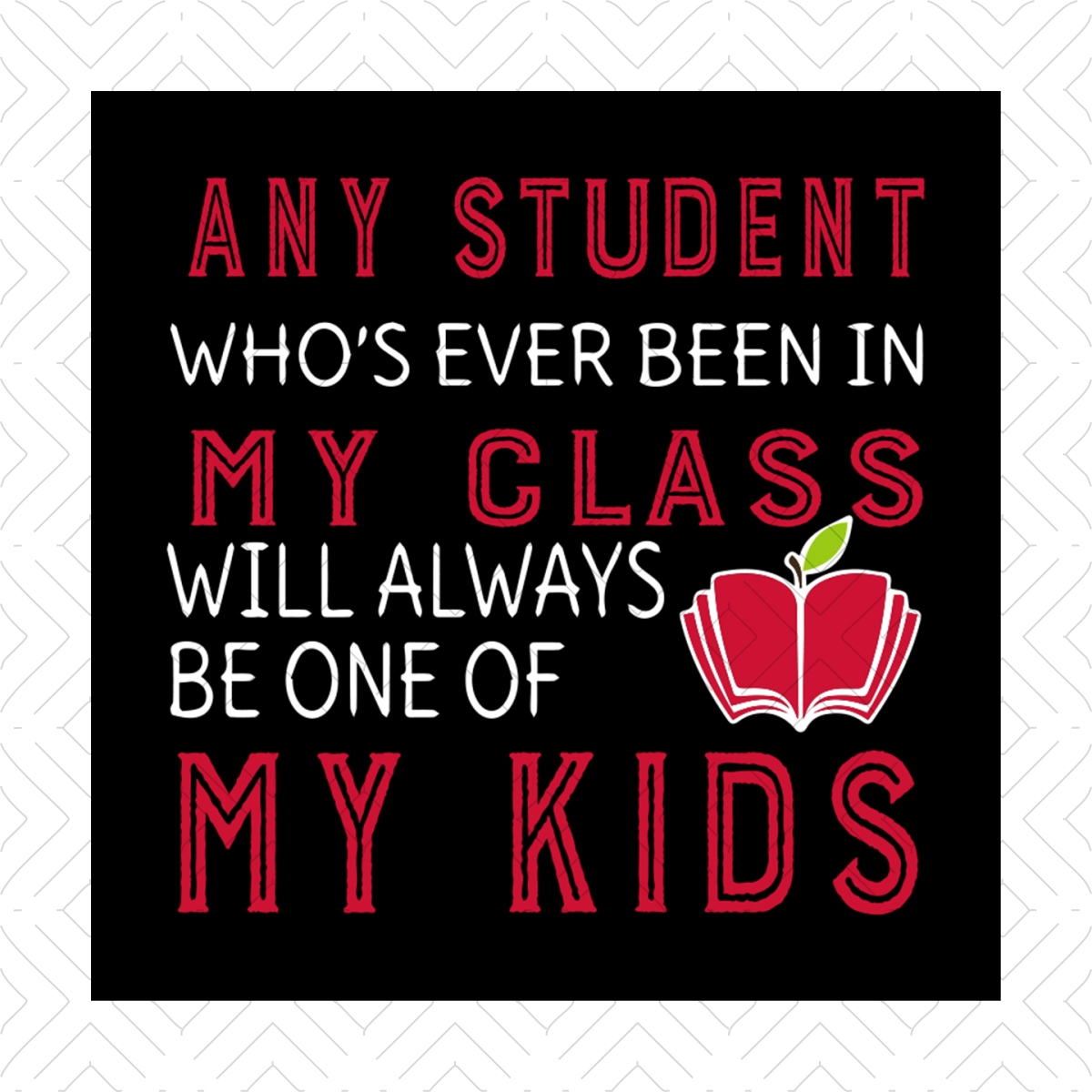 Any Student Who's Ever Been In My Class Will Always Be One O | Inspire ...