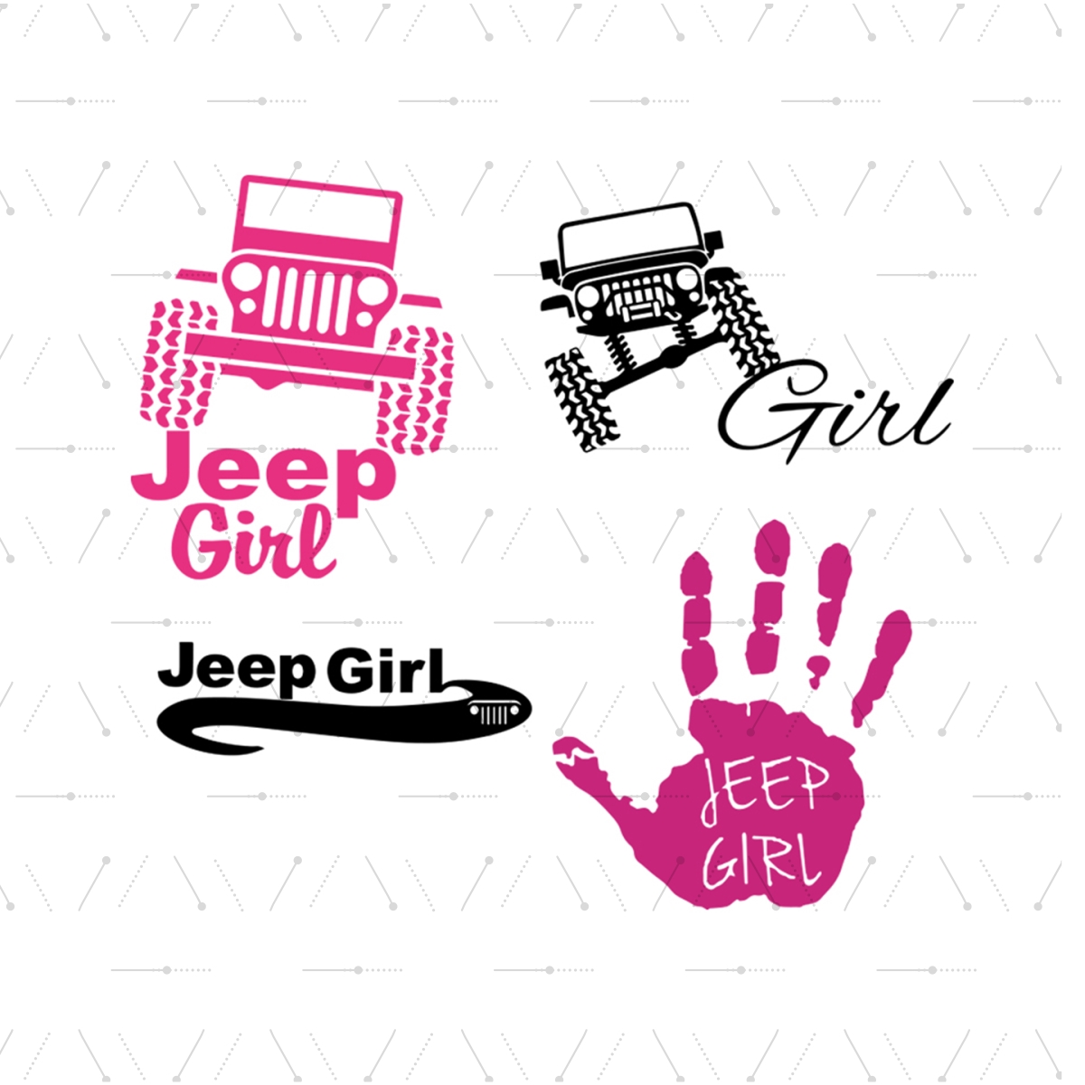 Jeep Girl Bundle Svg, Vehicle Svg, Jeep Svg, Girl Svg, Trans | Inspire ...