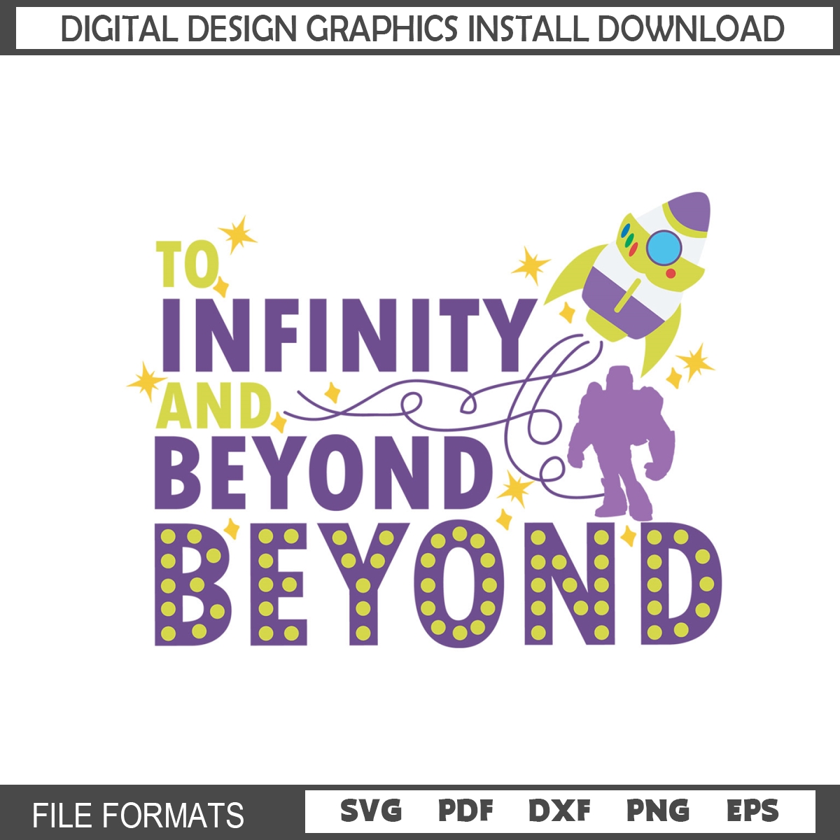 To Infinity And Beyond Disney Toy Story Cartoon Buzz Lightye | Inspire ...