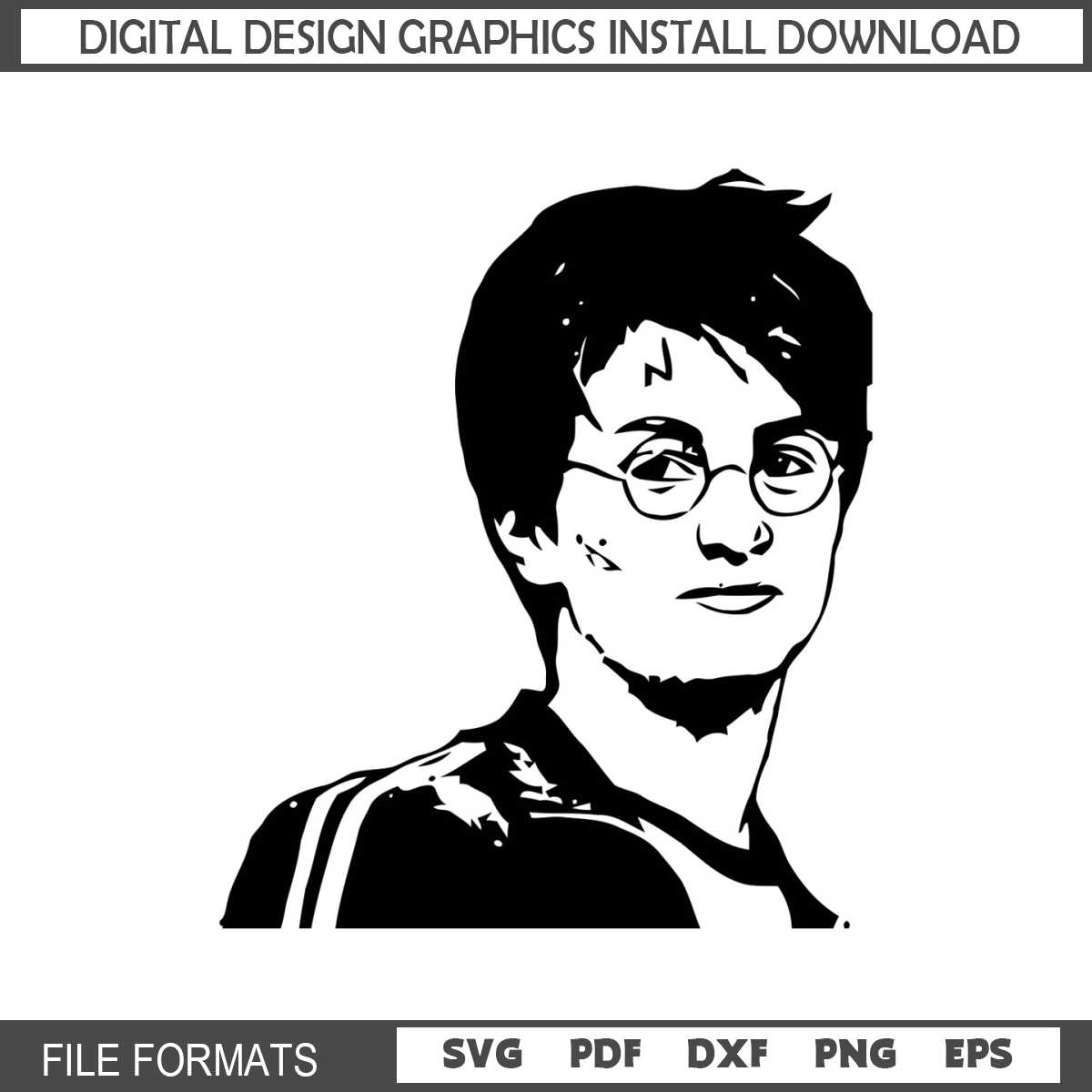 Harry Potter Handsome Face Harry SVG Cricut File Silhouette | Inspire ...