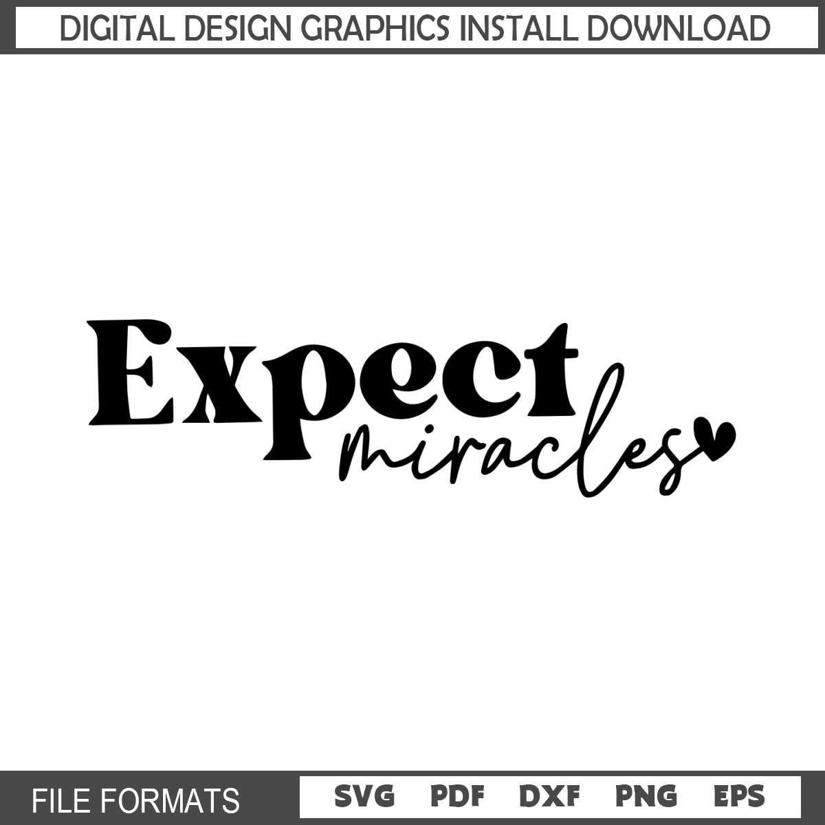 Expect Miracles Svg, Motivational Svg Quote Shirt Design, In - Inspire ...