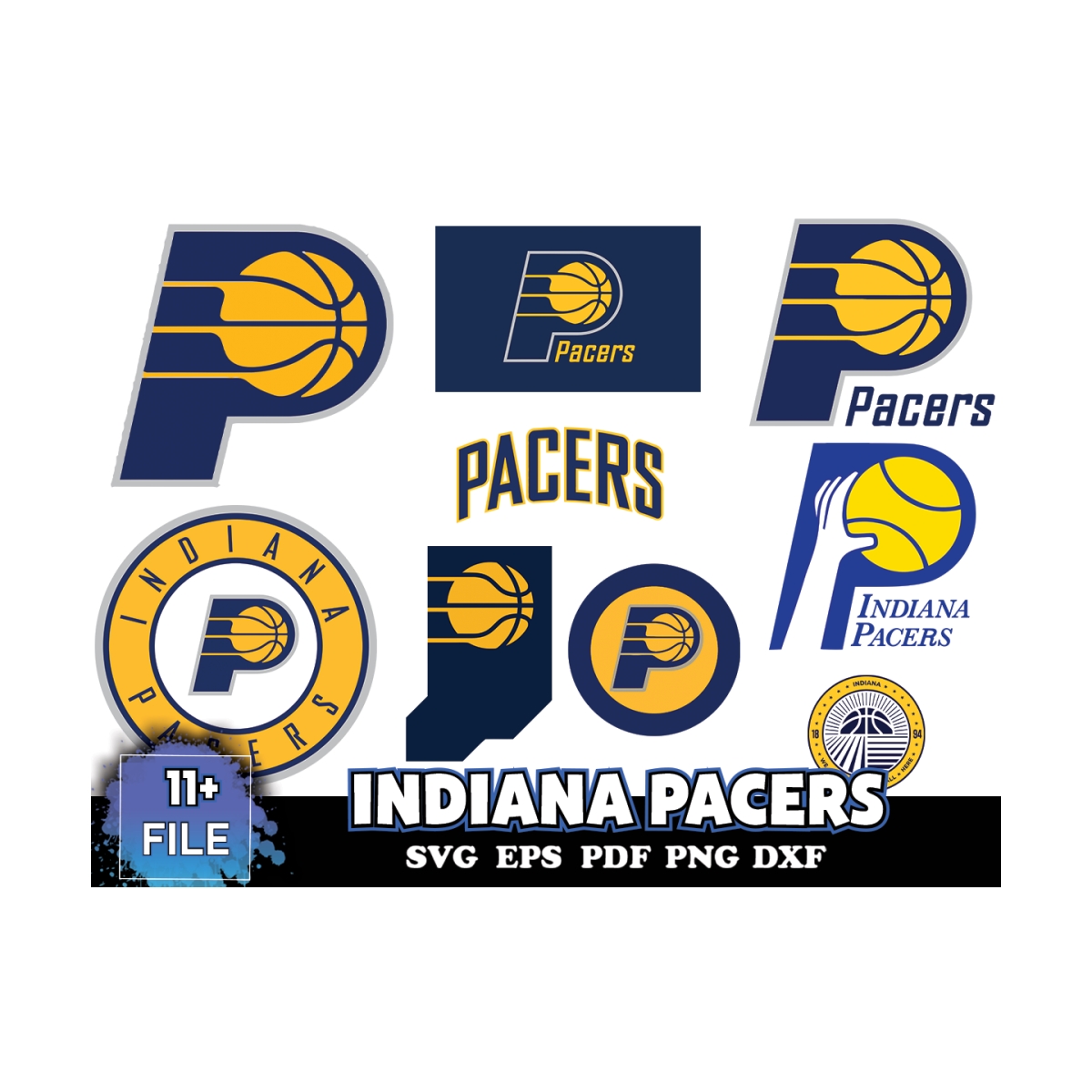 11 FILE Indiana Pacers Svg Bundle - Inspire Uplift